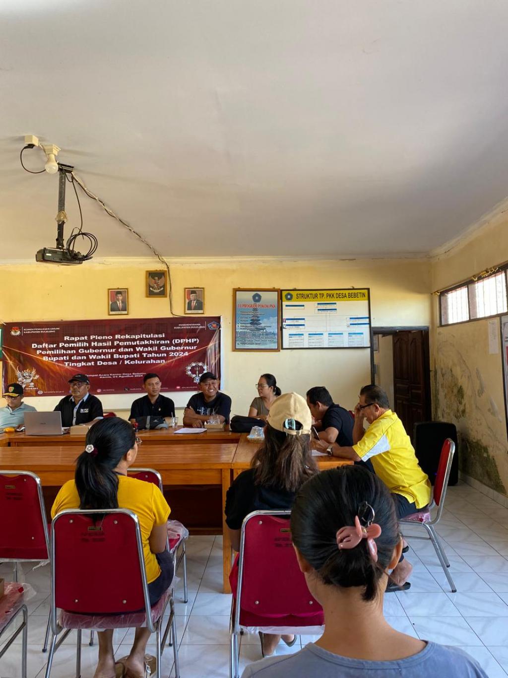 RAPAT PLENO REKAPITULASI DPHP DI DESA BEBETIN - Website Desa Bebetin