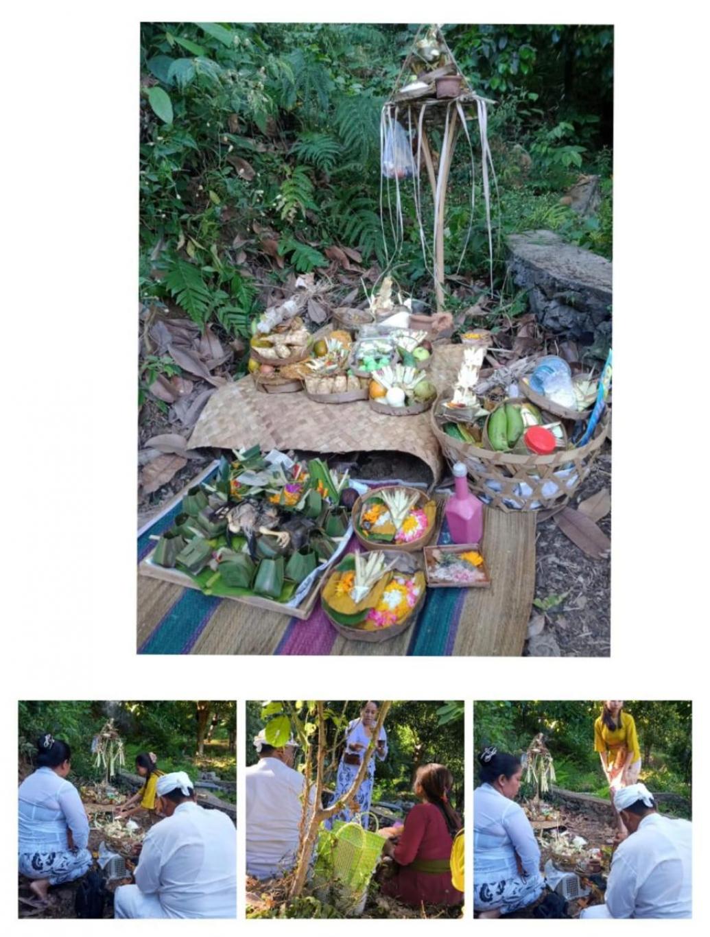 UPACARA NGERUAK PEMBUATAN BAK PENAMPUNGAN AIR BERSIH DESA BEBETIN ...